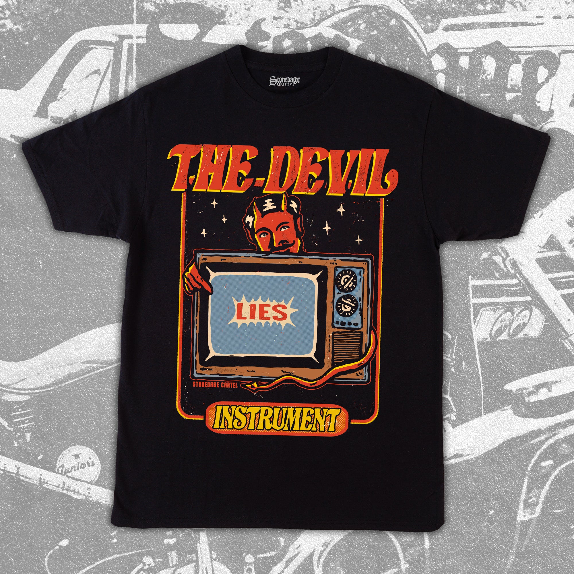 'The Devil Instrument' Unisex Tee – Stonedage Cartel: Alternative Clothing - Goth Punk Rock ...